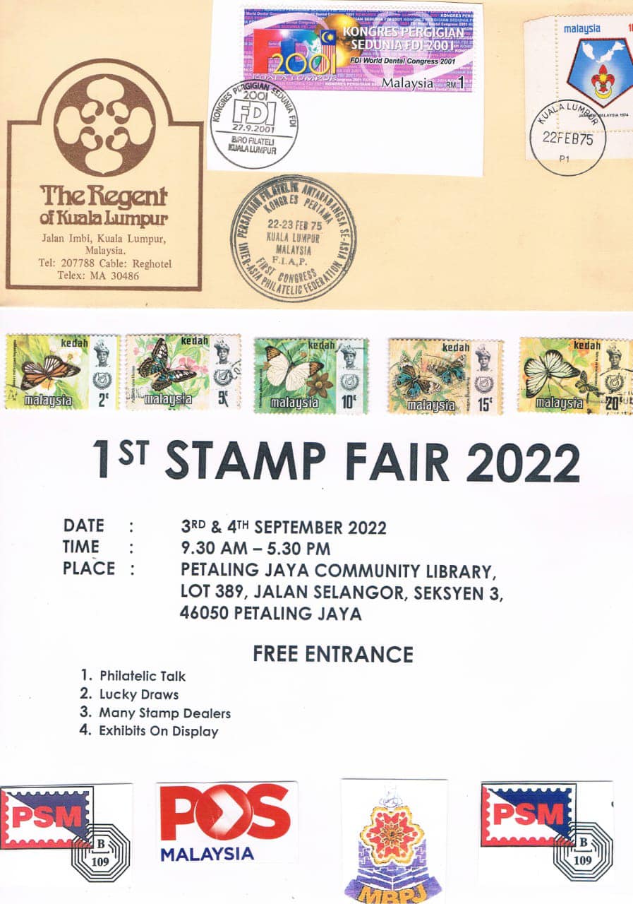 1st STAMP FAIR 2022 @ Muzium Petaling Jaya - My Selangor | Your Digital ...