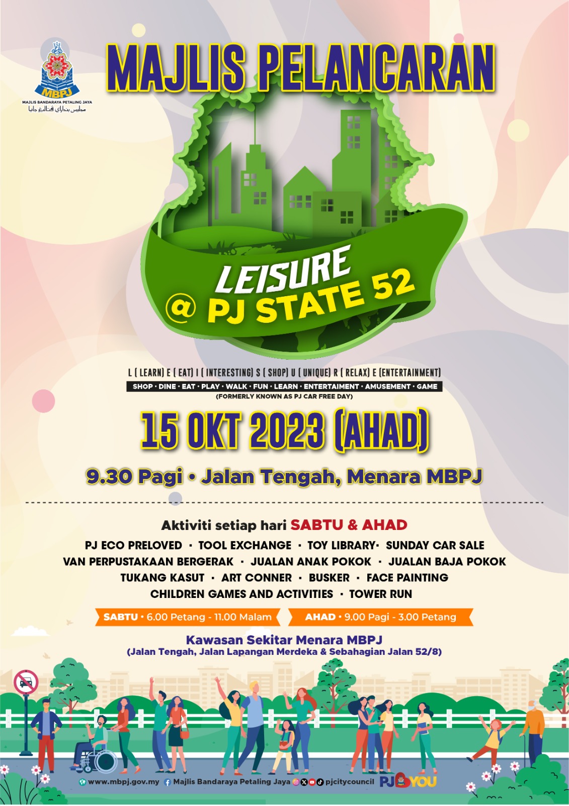 Majlis Pelancaran Leisure @ PJ State 52 - My Selangor | Your Digital ...